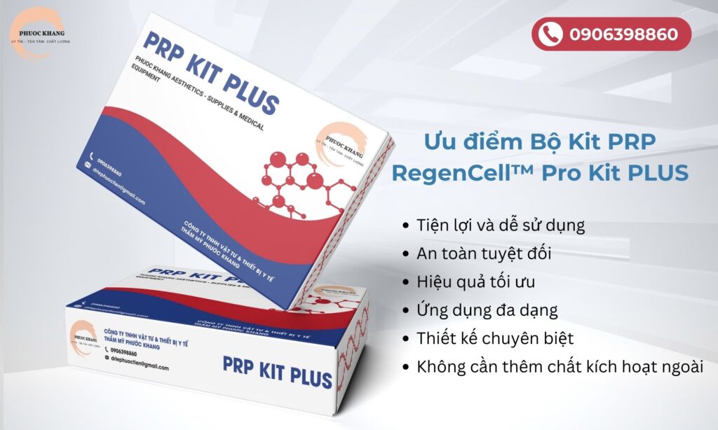 Bộ Kit PRP RegenCell™ Pro Kit PLUS thu thập tiểu cầu cao