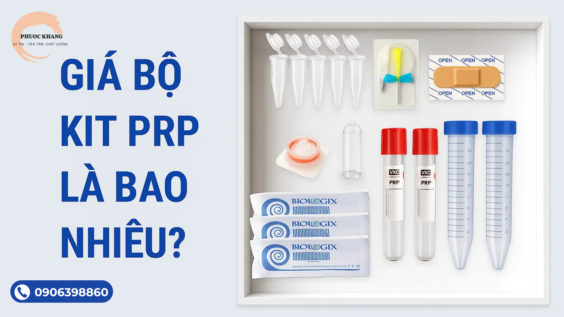 Giá Bộ Kit PRP là bao nhiêu? Cập nhật giá 2025